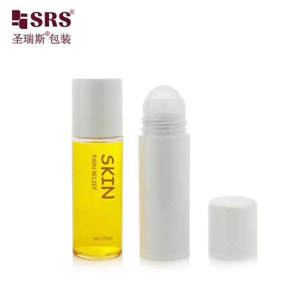 PET43-170ML Wholesale Empty Round Custom Frost Coating 170ml Leak-Proof Roller Bottle