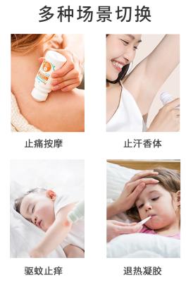 China RPPB1-50ml empty Roller Bottle with CRC for Pain Relief Products With Hollow Ball for sale