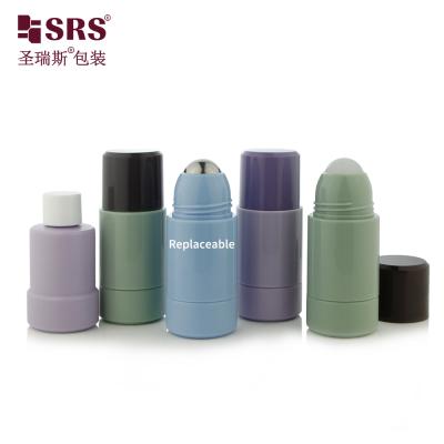 China Refillable PP Roll On Bottle 50ml 75ml for Deodorant and Skin Care for sale