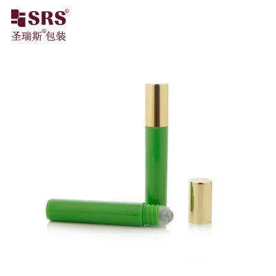 China RPA-7ML Empty PP Roll On Bottle with gold metal cap for acne treatment for sale