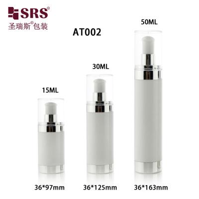 China Refillable 15ml 30ml 50ml AS+PP Airless Pump Bottle for Cosmetics for sale
