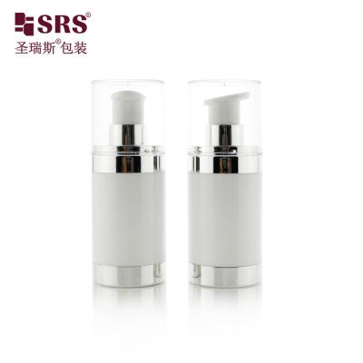 China Refillable 15ml 30ml 50ml AS+PP Airless Pump Bottle for Cosmetics for sale