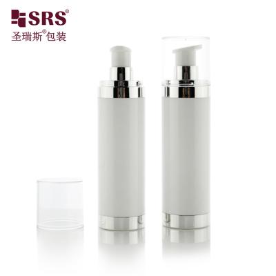 China Refillable 15ml 30ml 50ml AS+PP Airless Pump Bottle for Cosmetics for sale