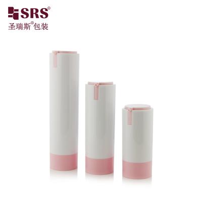 China AS Material 15ml 30ml 50ml Custom Airless Cosmetic Bottle for sale
