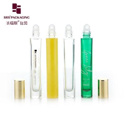 China 10ML Roll On Glass Bottle with Customized Color No Leakage and Screen Printing for Cosmetic Packaging for sale