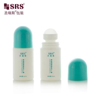 China Wholesale 60ml White Custom PP Round Roll on Deodorant Bottle Gel Container for sale