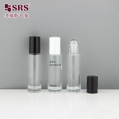 China Eco Friendly Glass Roll On Bottle Featuring Transparent Glass Body Ideal for Aromatherapy Oils Fragrances and Cosmetics for sale