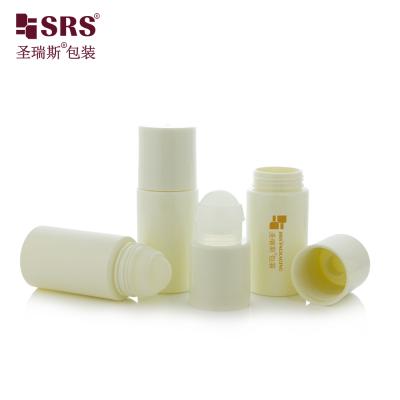 China Leak-proof Customizable 50ml-100ml PET Roll On Bottle with PP Ball Metal Roller Ball for Cosmetics for sale