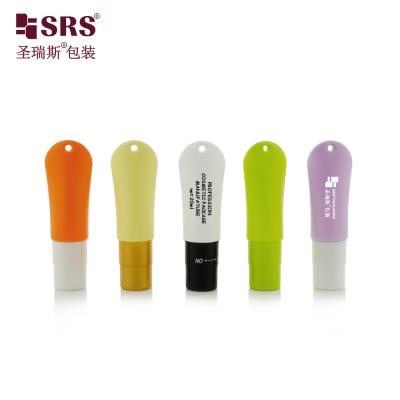 China 20ml HDPE Tube Shape Roll‑on Bottle Empty Plastic Roller Ball Container For Essential Oil for sale