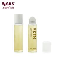 China 30mm Thread PET Roll-on Bottle Empty Cosmetic Roller Container for Deodorant for sale