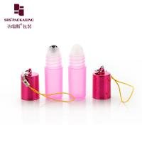 China 3ml Roll‑on Bottle with Pull Ring Cap Empty Mini Roller Vial Support Electroplating Cosmetic Packaging Custom Logo for sale