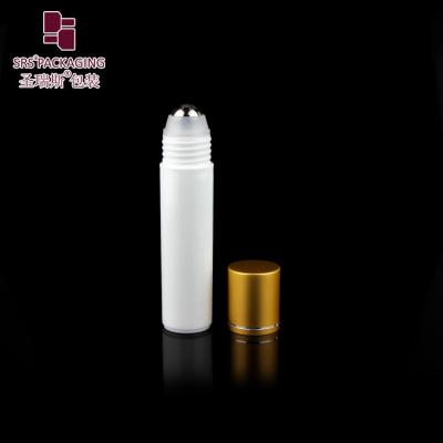 China SRS packaging empty cosmetic white color round shape 30ml roller ball bottle à venda