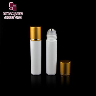 China SRS packaging empty cosmetic white color round shape 30ml roller ball bottle à venda