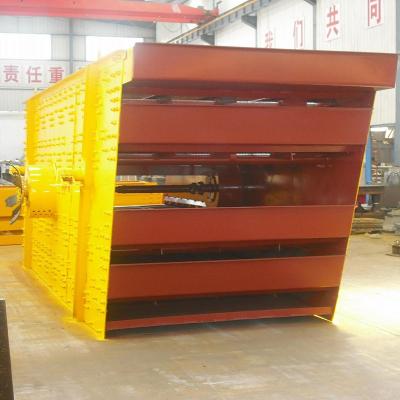 中国 4デッキの横の振動スクリーン機械石の物質的な分離器400TPH容量 販売のため