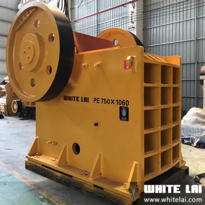 Cina Frantoio a mascella di equivalente PE-750X1060 dell'alligatore 3042 per l'impianto di frantumazione del basalto 150tph in vendita