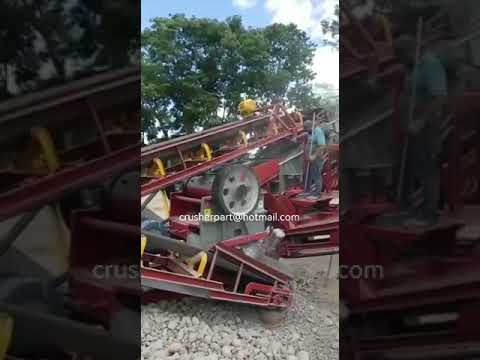 Gator jaw crusher 30tph Diesel PE Jaw Crusher Portable Stone Jaw Crusher 300r/Minja