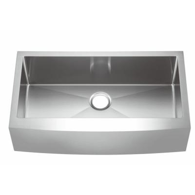 China 36 Inch 304 Stainless Steel Farmhouse Kitchen Sink Rectangular Single Bowl for sale