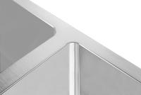 China Double Drainer Kitchen Sinks Stainless Steel Undermount Installation for sale