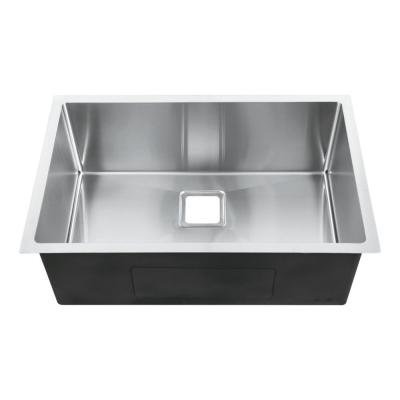 China 28 Inch Undermount Stainless Steel Kitchen Sink Brushed Surface Treatment for sale