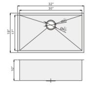 China 16 Gauge Stainless Steel Single Basin Undermount Kitchen Sink Rectangular Shape for sale