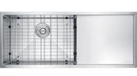 China UPC SS Rectangular Undermount Kitchen Sink With Drainboard Household for sale