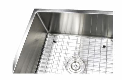 China 36 Inch Apron Stainless Steel Kitchen Sink Curved Front Farm Brushed Surface / Apron Stainless Steel Kitchen Sink for sale