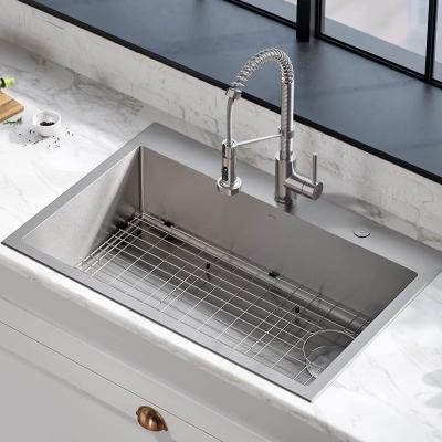 Cina SUS di profondità di Topmount 229mm 304 doppi lavandini di cucina della ciotola in vendita