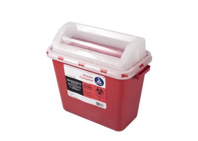 China 3 gallon Sharps Container, Rotor Lid, Red Sharps Containers | WinnerCare for sale