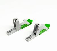 China Custom Color Fiber Optic Cable Connectors Plastic Housing For Data Processing Networks for sale
