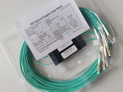 Cina PVC dell'ABS misto dell'accoppiatore ottico di Lc Upc 1X2 Fbt con 2.0mm OM4 in vendita