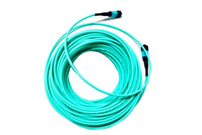 Cina 24 perdite di inserzione basse miste del cavo a fibre ottiche OM3 del centro MPO 10m in vendita