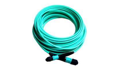 Cina 8 cavo a fibre ottiche misto OM3 misto del centro MPO 3.5m in vendita