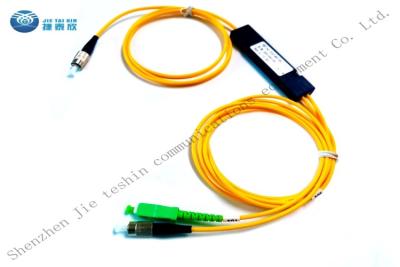 China FC UPC-SC APC 3.0mm Optical Fiber Coupler 1X2 FBT 1550nm for sale
