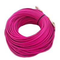 China Multimode Duplex  Fiber Optic patch Cable LC - LC OM4 50/125 for sale
