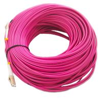 China Multimode Duplex  Fiber Optic patch Cable LC - LC OM4 50/125 for sale