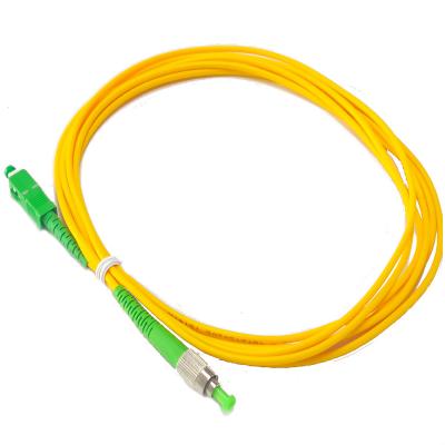 Cina Sc dell'APC 9/125 a perdita di inserzione bassa del cavo di FC 3.0mm 3M Fiber Optic Patch in vendita