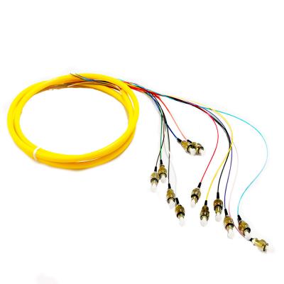 Cina La treccia a fibra ottica il MP 12C di FC IL UPC OFNR ha colorato il singolo modo LSZH in vendita