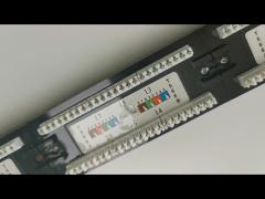 24 Porti 1U 19 “ Panel de parches der Kategorie 5e