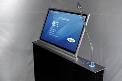 China 15.6 inch lcd monitor lift with microphone lift for sale