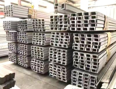 China 304, 201, 316.... Channel steel is used in construction and civil engineering, machinery and vehicle manufacturing, electric power and communications, and other fields. for sale