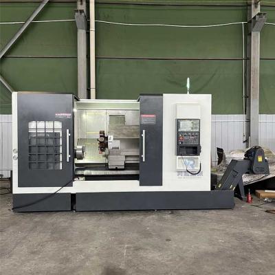 China Max Swing Over Bed Dia mm Φ560 Flat Bed CNC Lathe Machine for Coolant Capacity L150 for sale