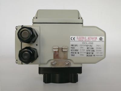 China Modulating 20S 50Nm 90° CSA AC24V Quarter Turn Electric Actuator for sale