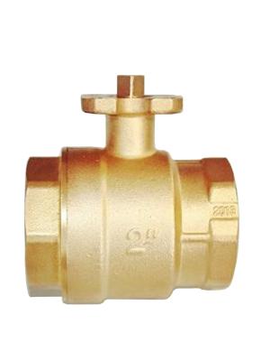 Cina Valvola a sfera d'ottone attivata elettrica a 1/4 pollici di PTFE Seat in vendita