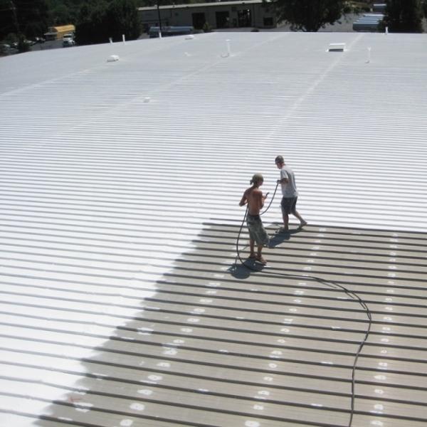 Quality Metal Roof Waterproof Coating Clear Acrylic Elastomeric Paint Spray / Brush for sale