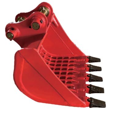 China Wheel Loader Excavator Attachment 5-60 Ton Excavator Skeleton Bucket for sale