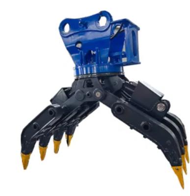 China OEM Robust  Excavator Grapple Bucket Hydraulic Excavator Rock Grab for sale