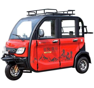 China Enclosed  1000w 40km/H Electric Passenger Tricycle for sale