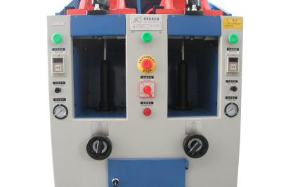 China Pneumatic Cover Type Shoe Sole Pressing Machine Double Head Sole Attaching Machine for sale