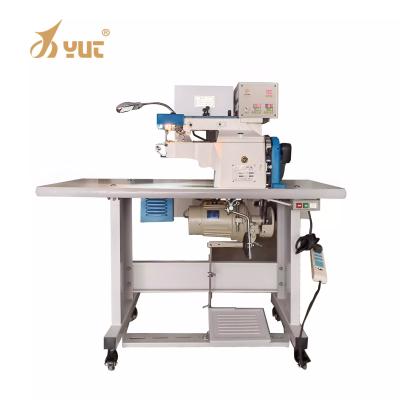 China 220v 50hz Semi Automatic Leather Edge Folding Machine With Gluing 1.1kw for sale