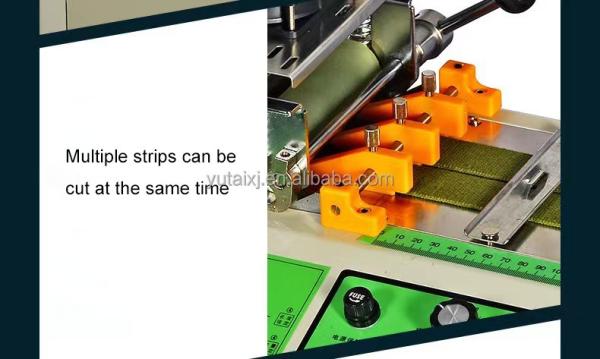 Quality Continuous Operation Leather Strip Cutting Machine Adjustable Long Lasting for sale